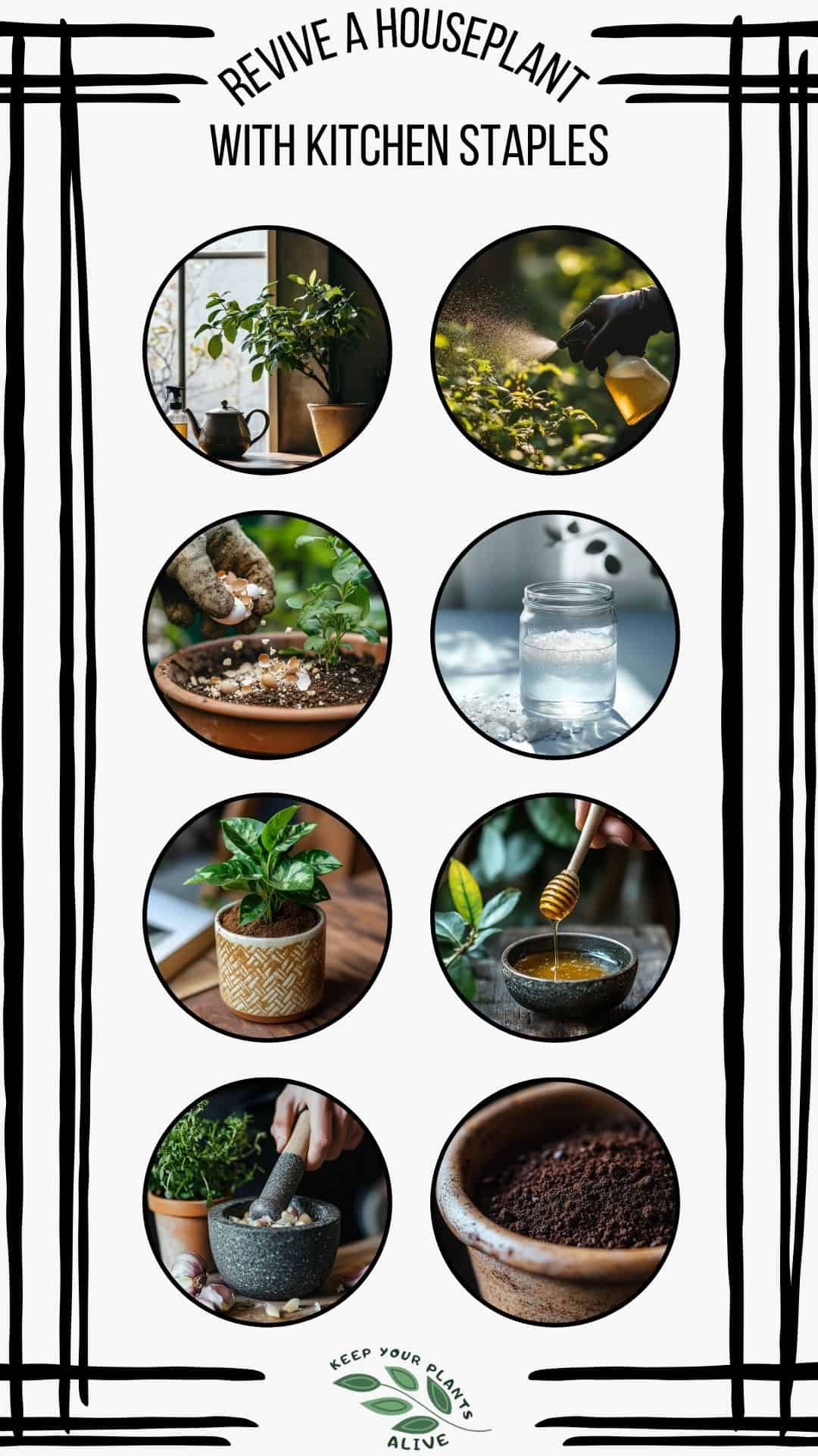 How to Revive a Dying Houseplant Using Only Kitchen Staples - keep your ...